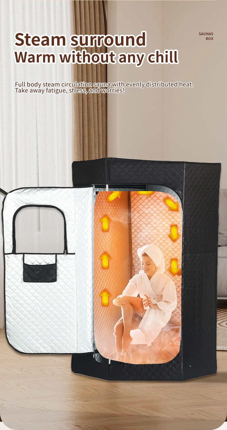 Personal Full Body Spa Steam Bath - Portable Sauna Tent