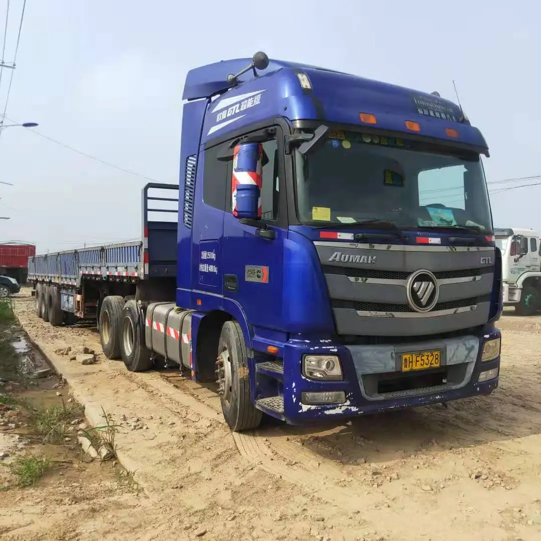 Used Fo Ton Au Man Heavy Duty 40T Tractor Truck 6x4 for Sale