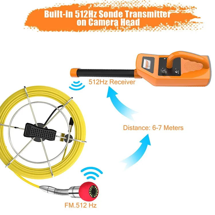 2 Years Sewer Pipe Locator - 512 Hz Sonde for Drain Inspection