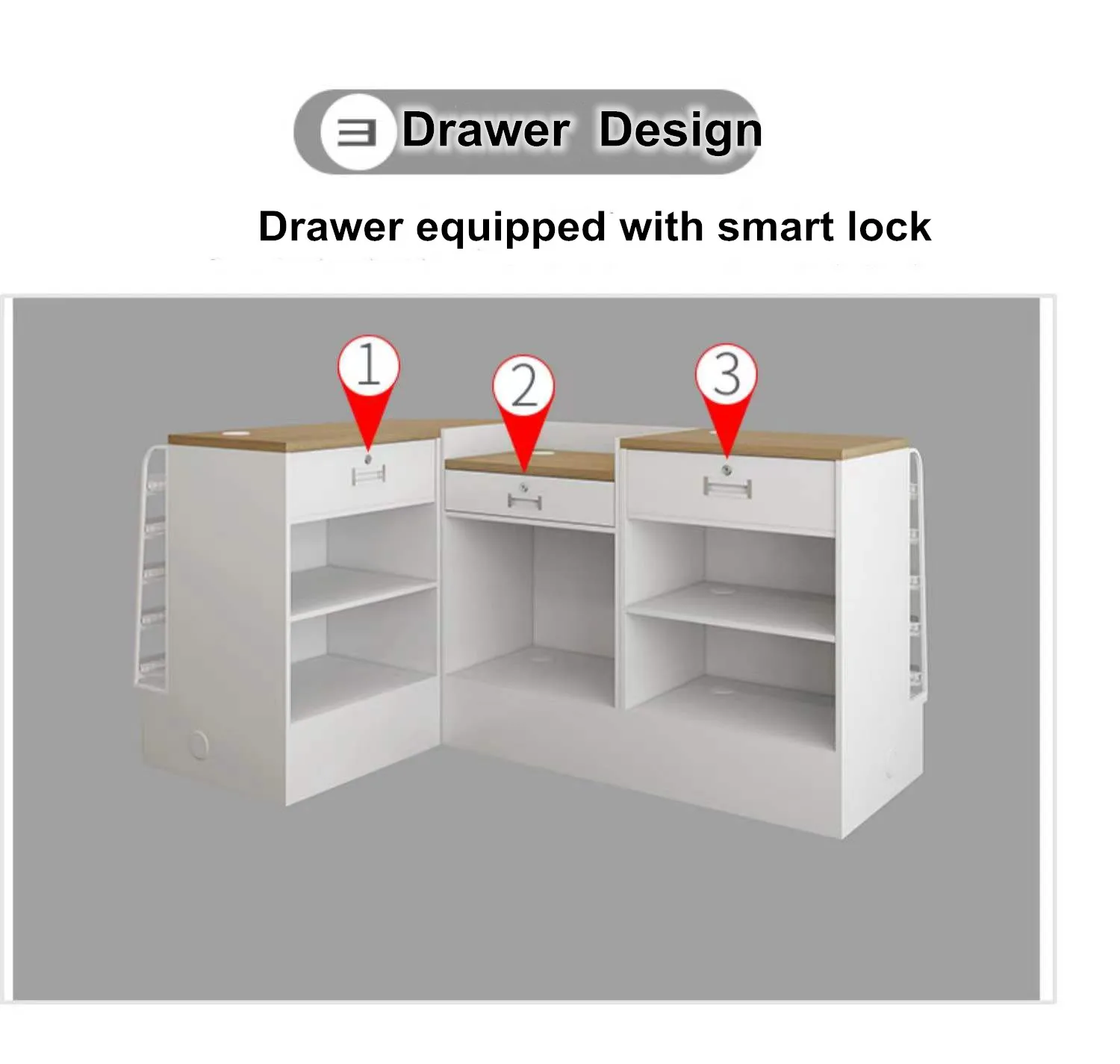 Retail Counter Desk Checkout Counter Cashier - Buy Cashier Checkout ...