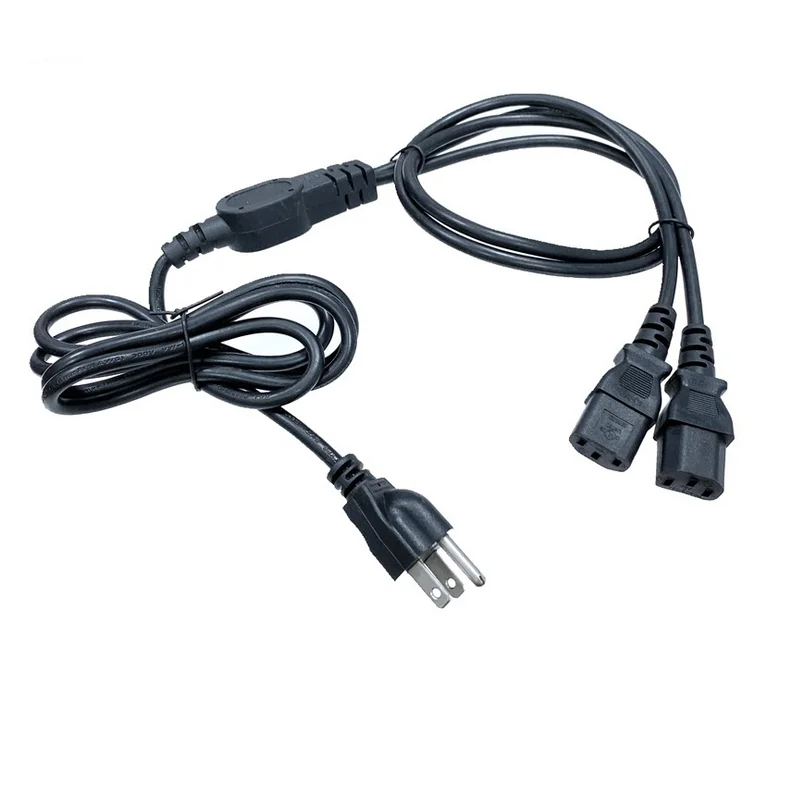 Spliter Nema5-15p Double C13 Nema5-15r 2 In 1 Nema5-15r Type Cable ... Spliter Nema5-15p Double C13 Nema5-15r 2 In 1 Nema5-15r Type Cable ...