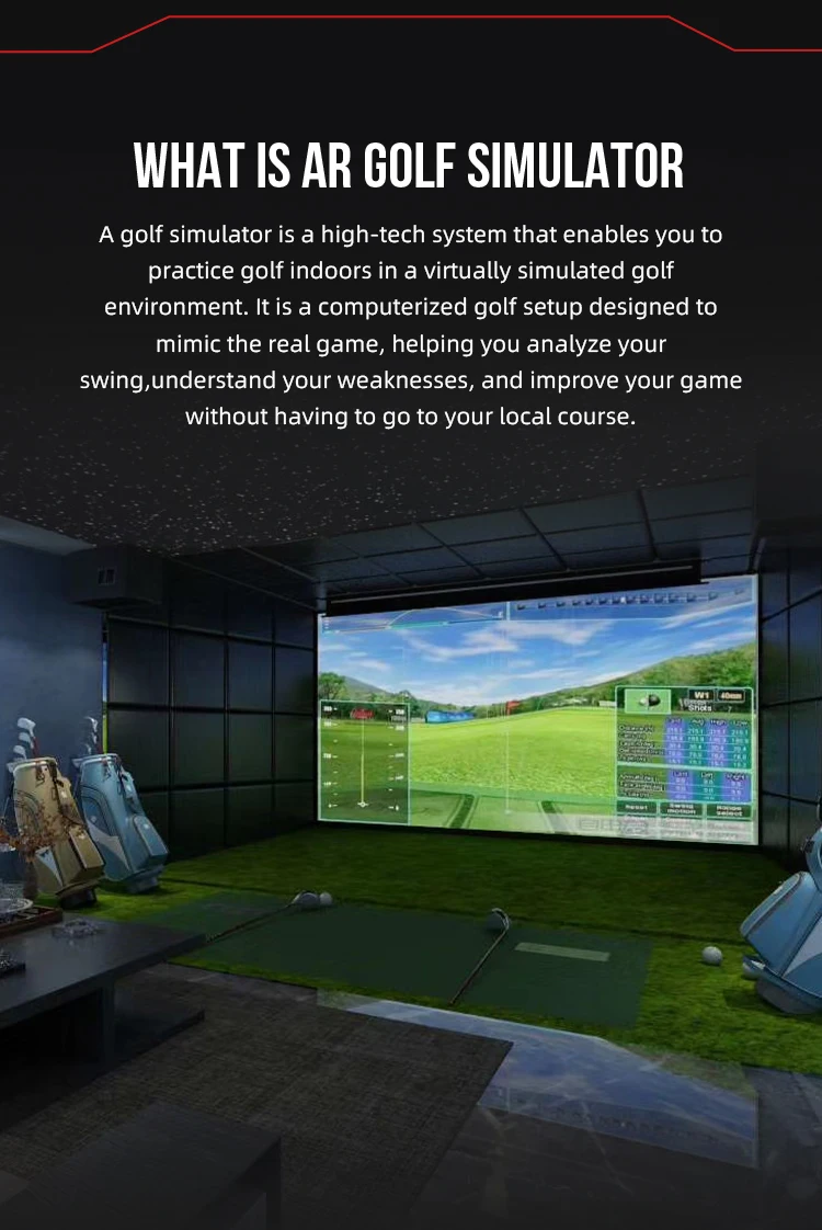 Onecraze Indoor Golf Simulator - Interactive AR Game