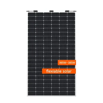 Sunport Power Flexible Panel 365w 370w 375w 380w 385w Thin Light Roofing Mono Mwt Solar Panel ...