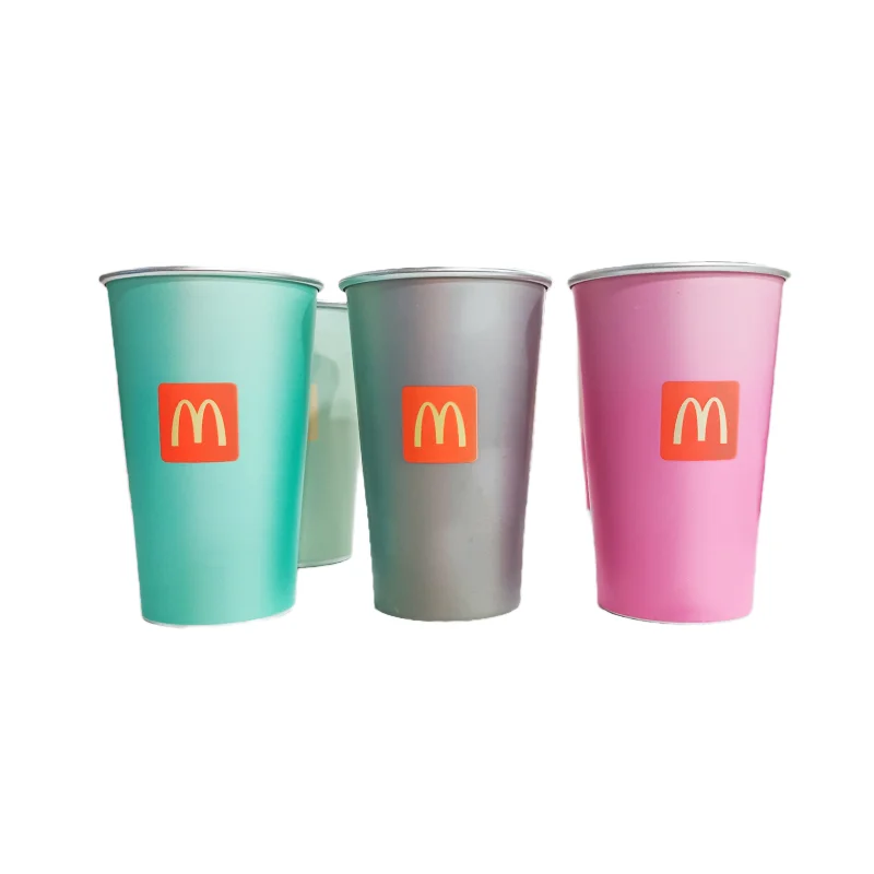 Customized Logo Aluminum Cup - Color Changing Beer Pint