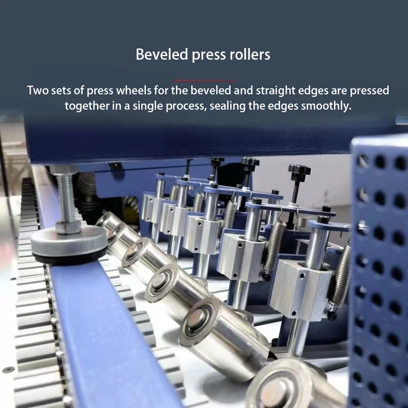 45 Degree Bevel Edge Bander Fully Automatic J C Shape Soft Forming Edge ...