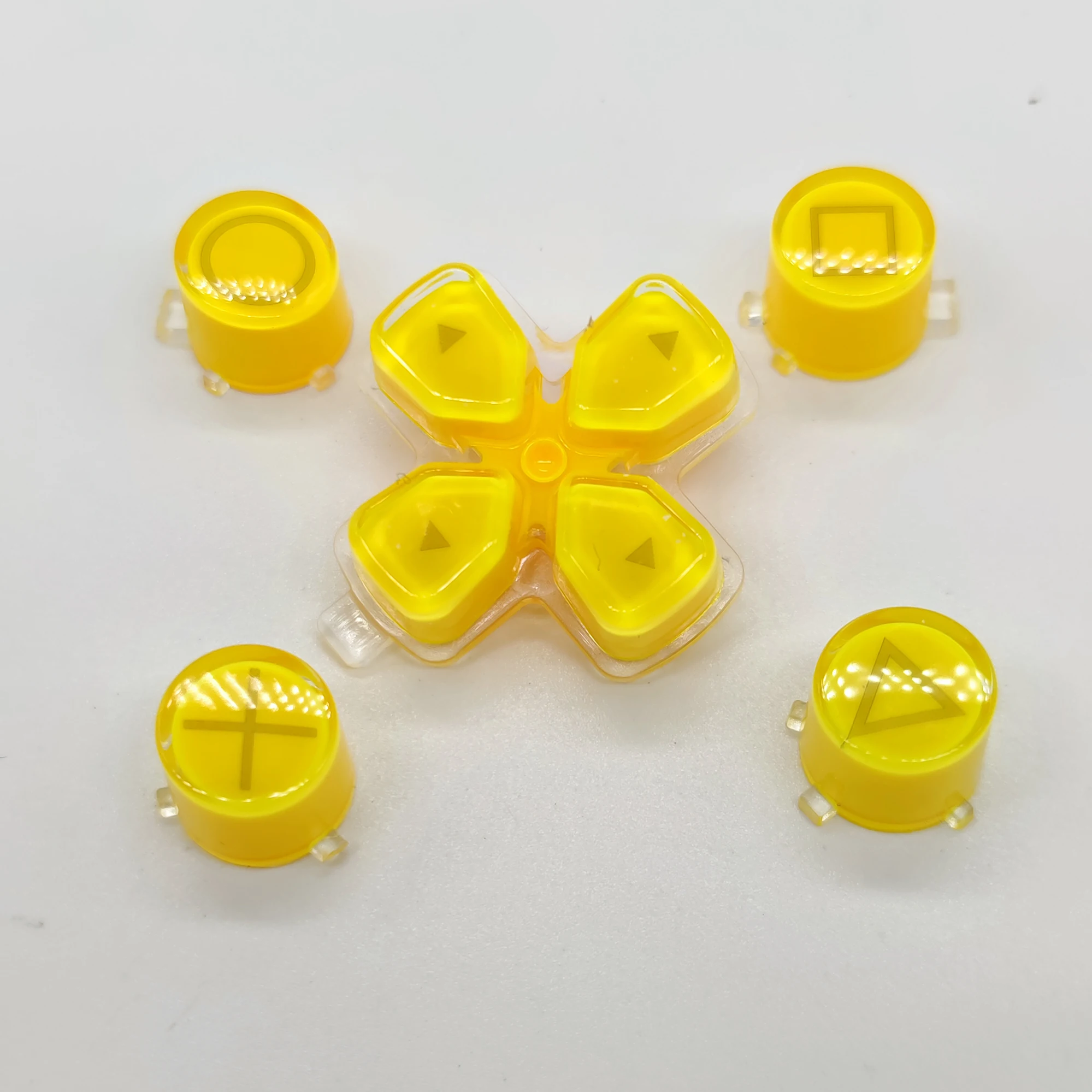 NSLikey ABXY Jelly Buttons for PS5 Controller ABXY Dpad Crystal Button ...