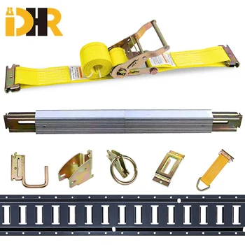 Wholesale 2 Inch Heavy Duty Polyester Enclosed E Track Ratchet Straps ...