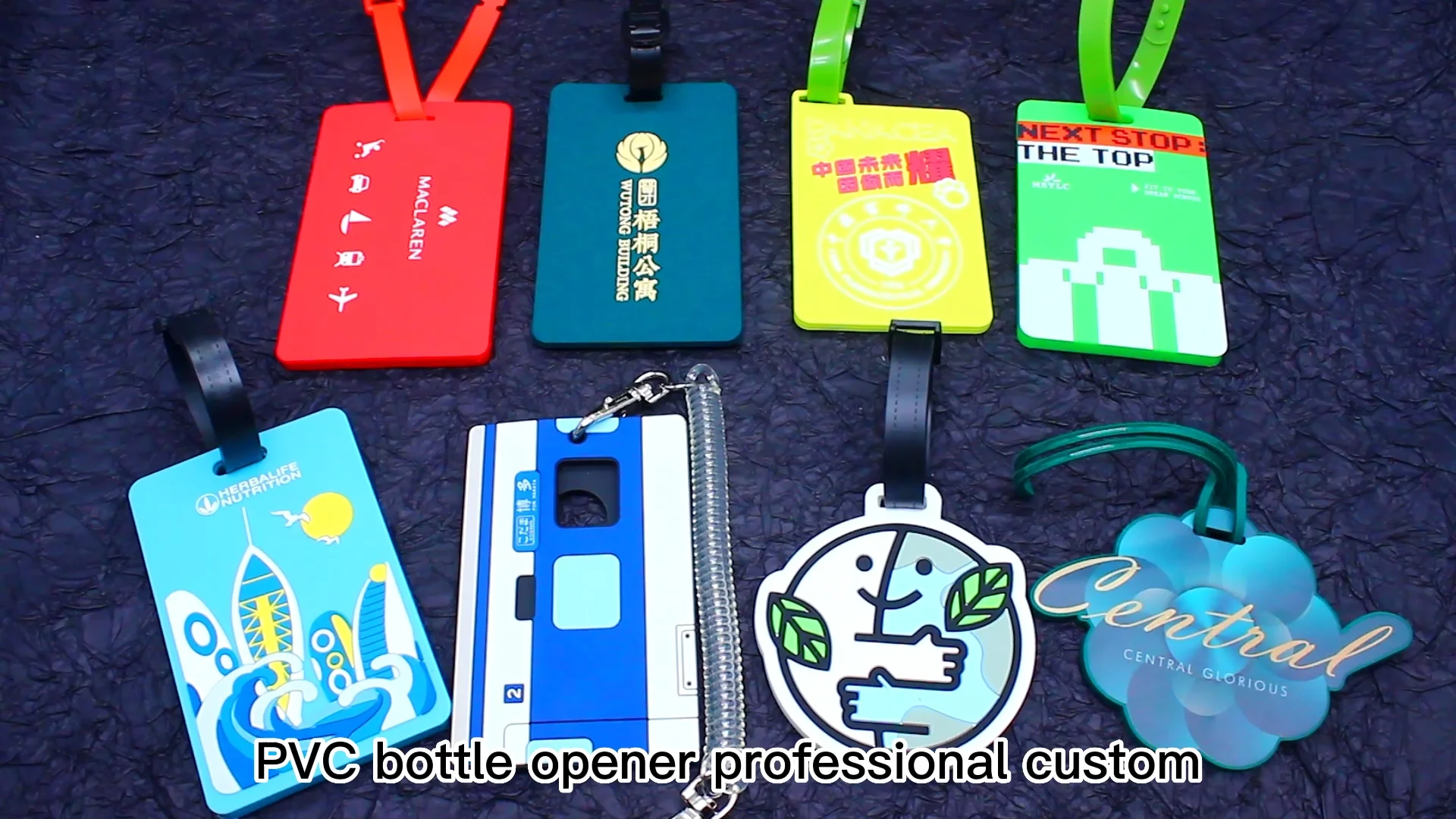 High Quality Custom Eco Friendly Pvc Rubber Luggage Tag Golf Bag Tags ...