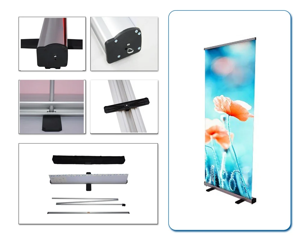 Deluxe Roll Up Banner Stands Retractable Banner Stands For Trade Show ...