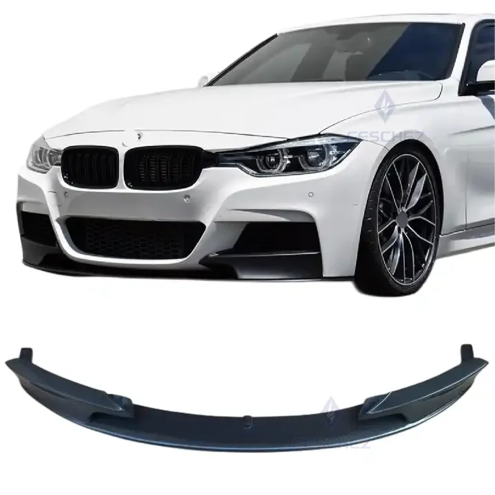 Mp Style Front Lip Front Splitter Bumper Carbon Fiber For Bmw 3 Series F30 F35 2012-2018 Body ...