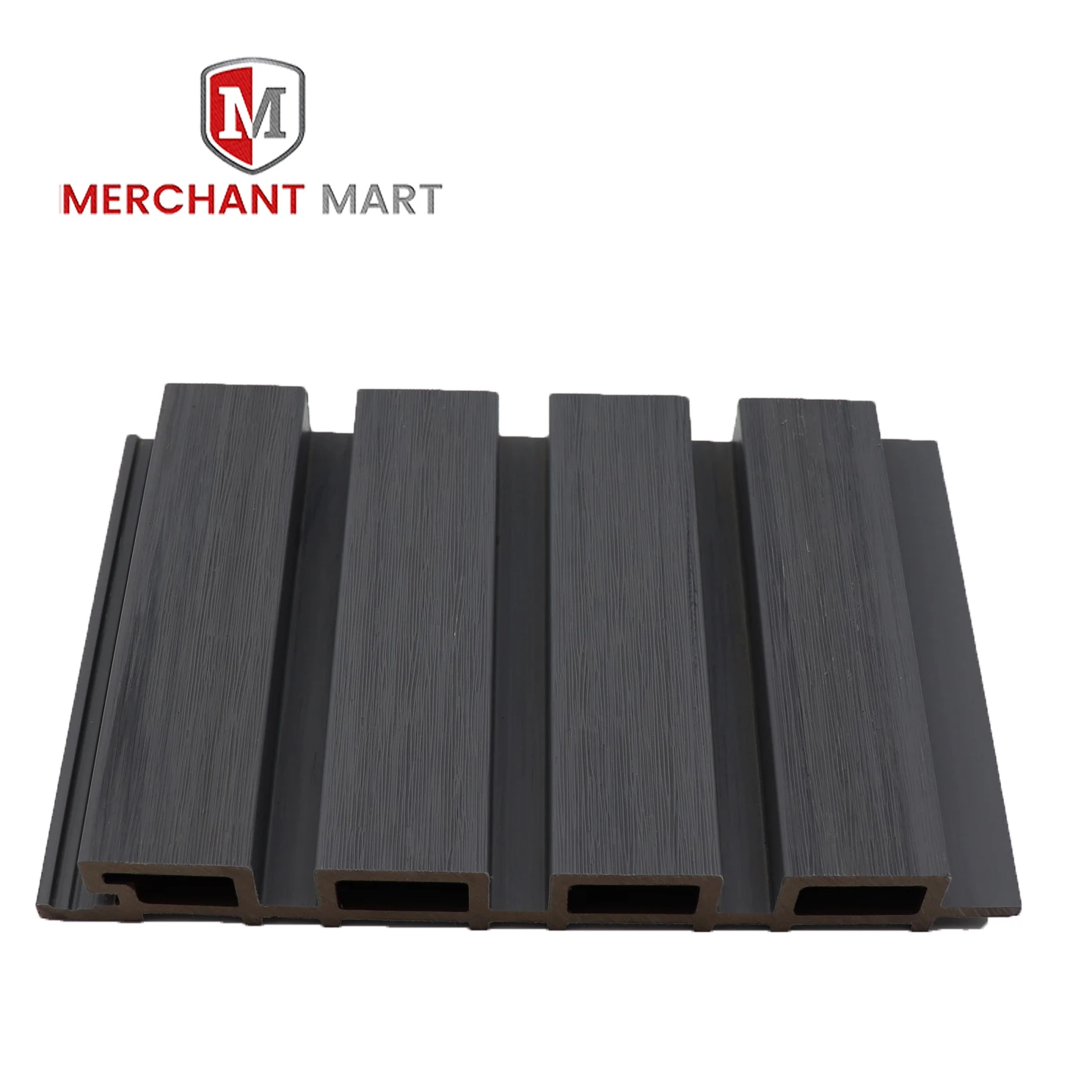 Exterior Shutter Molding Fluted WPC Polystyrene 3D Wall Panel ...