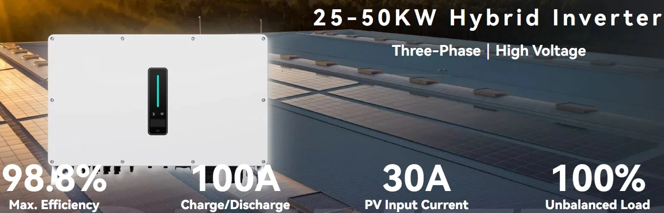 Risun – Onduleur Solaire Pour Réseau 25kw,30kw,36kw,40kw,50kw,Convertisseur Hybride Pour ...
