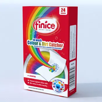 Finice Colour Fabric Absorber Color Grabber Sheets Washing Color Run ...