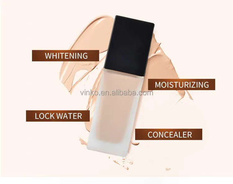 16 Color Full Coverage Private Label Waterproof Foundation
