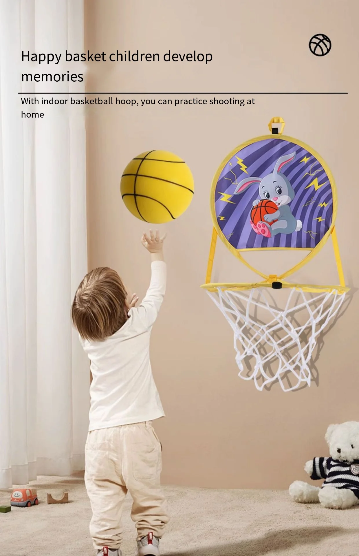 2024 New Product Silent Basketball Indoor Quiet Training Ball Drop ...