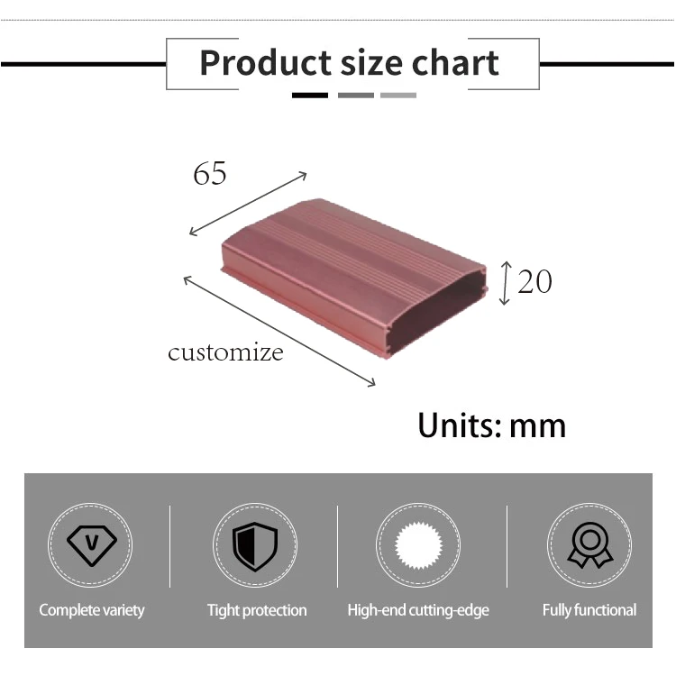 Custom Aluminum Housing Of Enclosure Waterproof Ip54 Aeh024 For ...