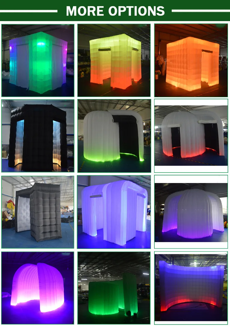 Logo Customized Inflatable Led Wedding Photo Booth Portable Photo Booth ...