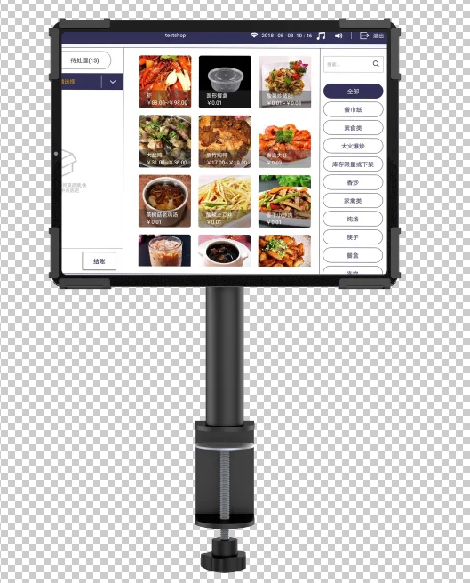 Commercial Multi-mounting Anti-theft Desk Clamp Tablet Mount Stand For ...