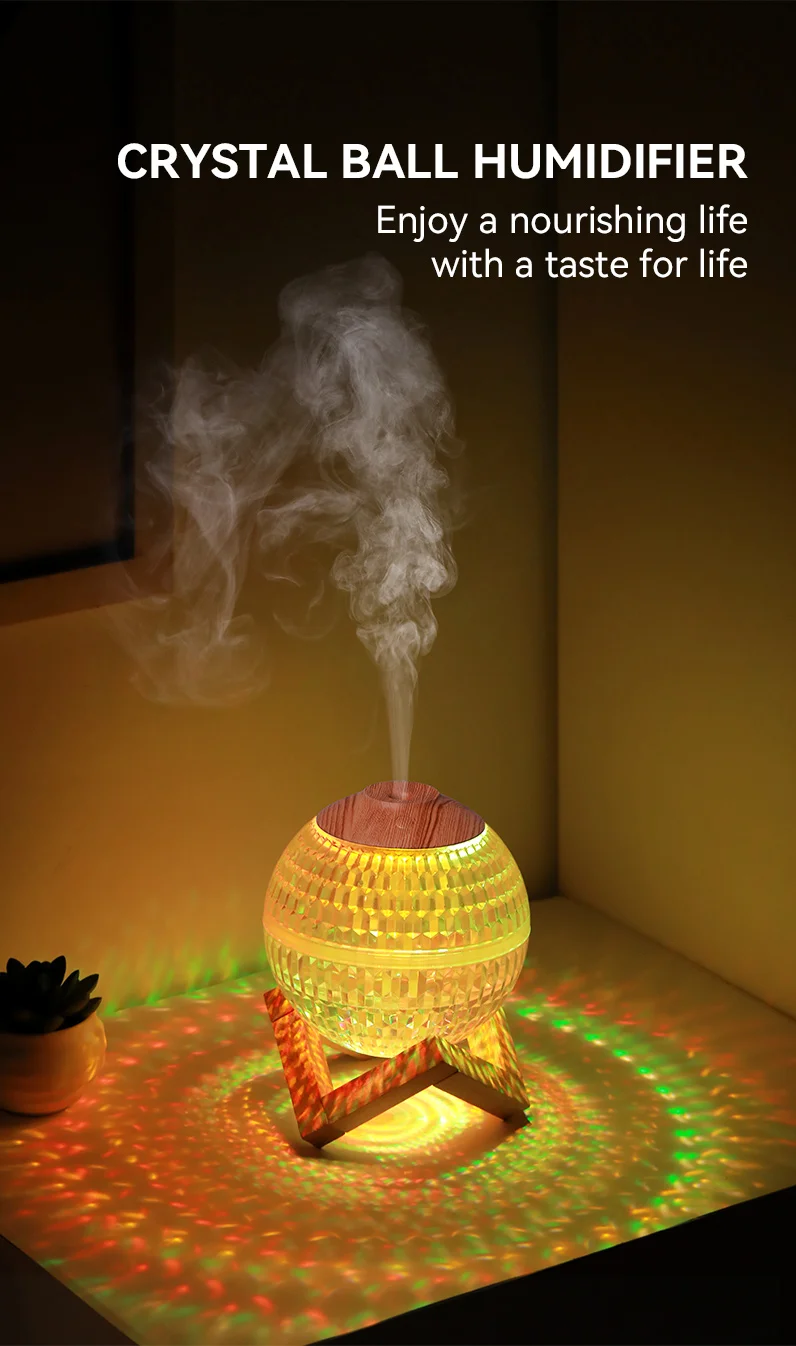 Portable Cool Mini Smart Air Mist Humidifier Diffuser In Crystal Ball ...
