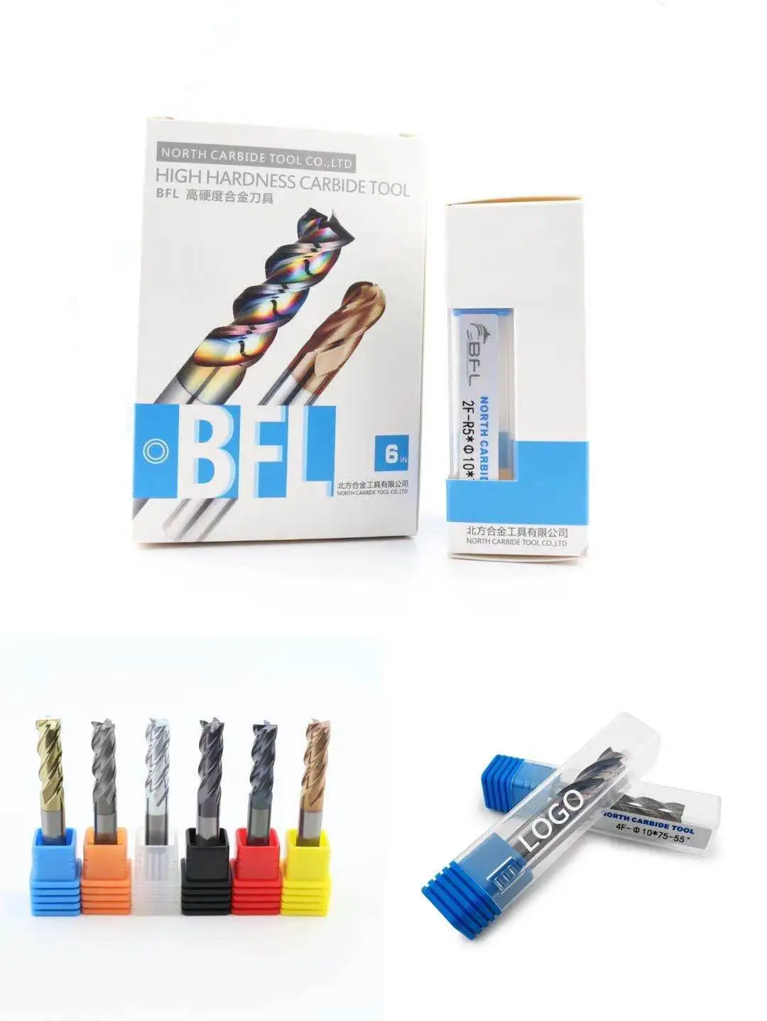 Bfl Solid Carbide Endmill Cnc Cutter Tool For Metal Milling Cutter ...