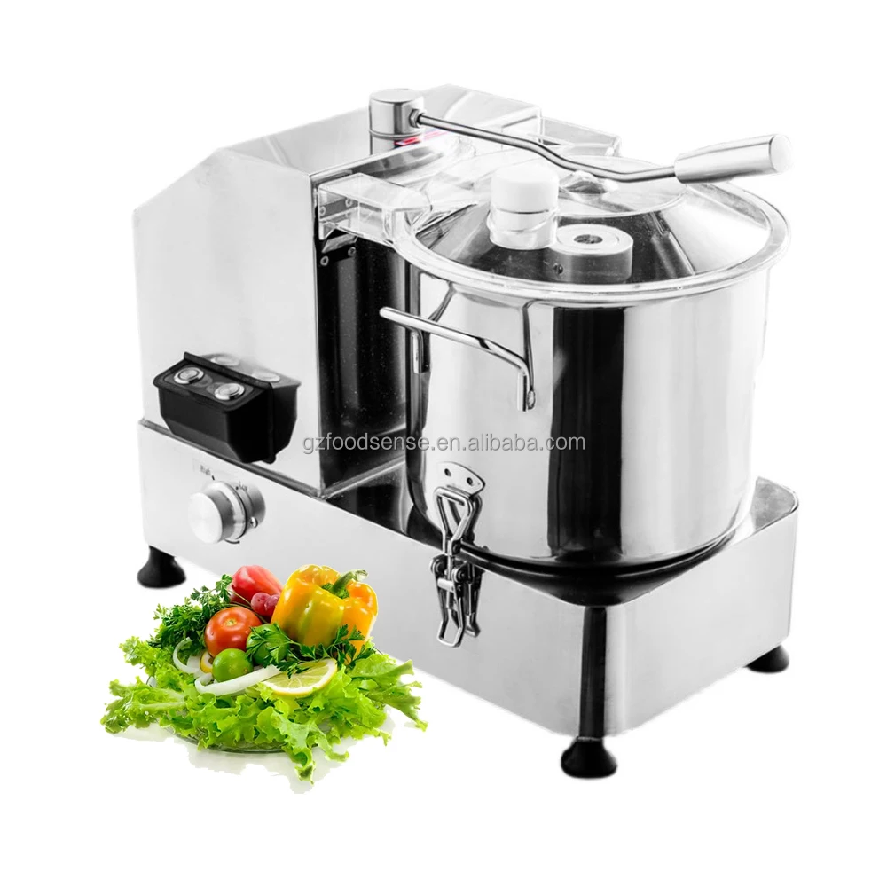 9L Commercial Kitchen Vegetable Chopper Restaurant Counter Top Electric ...