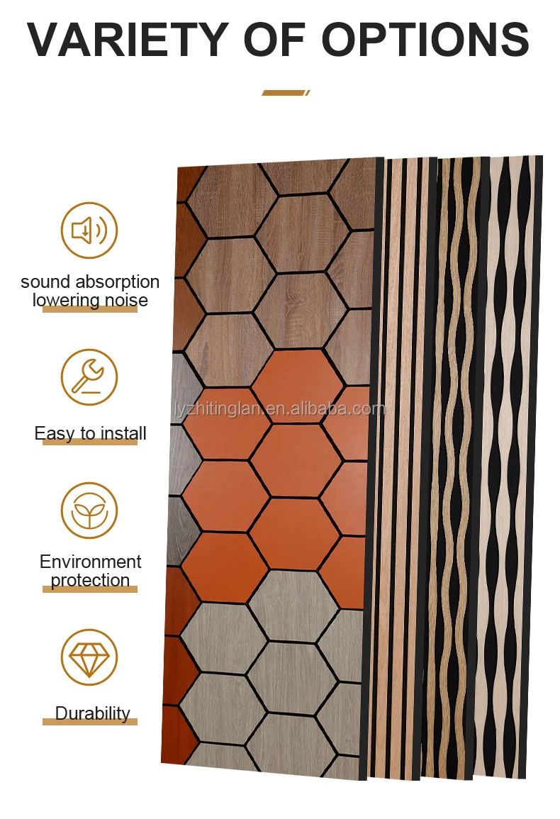 Soundproof Wall Panels - High Density Acoustic Wood Panels