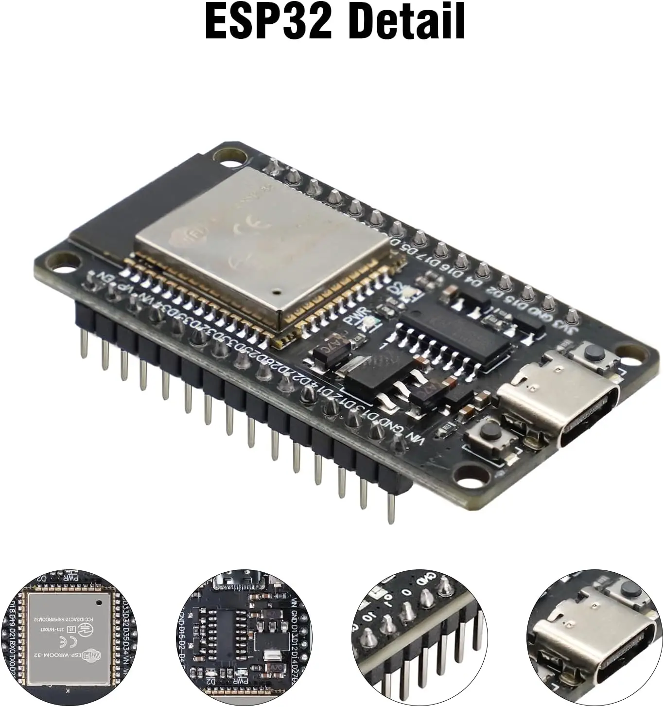 Esp32 Mini Development Board Esp 32s Esp32 Wroom 32d Module 2 4ghz Wifi