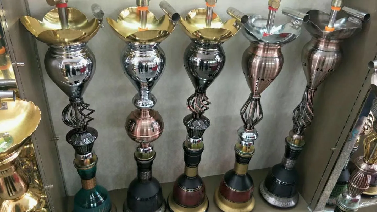 Iraq Hookah Shisha Set - Large Size Brass & Accessories