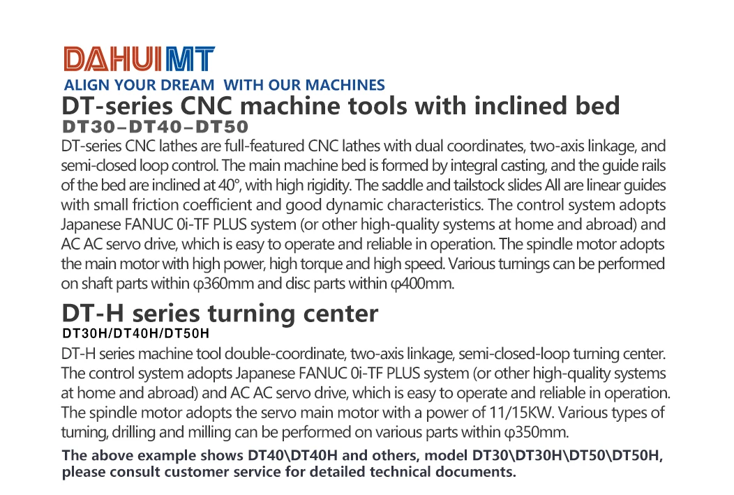 DT40/DT50 Inclined Bed CNC Lathe| Alibaba.com