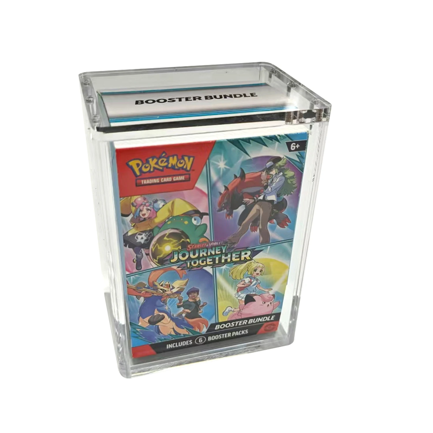 Acrylic Magnetic Pokemon Booster Bundle Box Protector Case