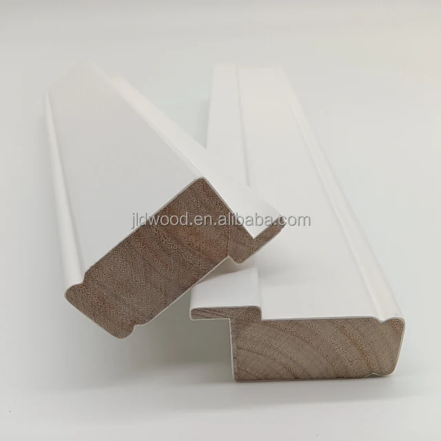 Solid Wood White Painted Waterproof Wood Moulding Trim Moulding - Buy ...