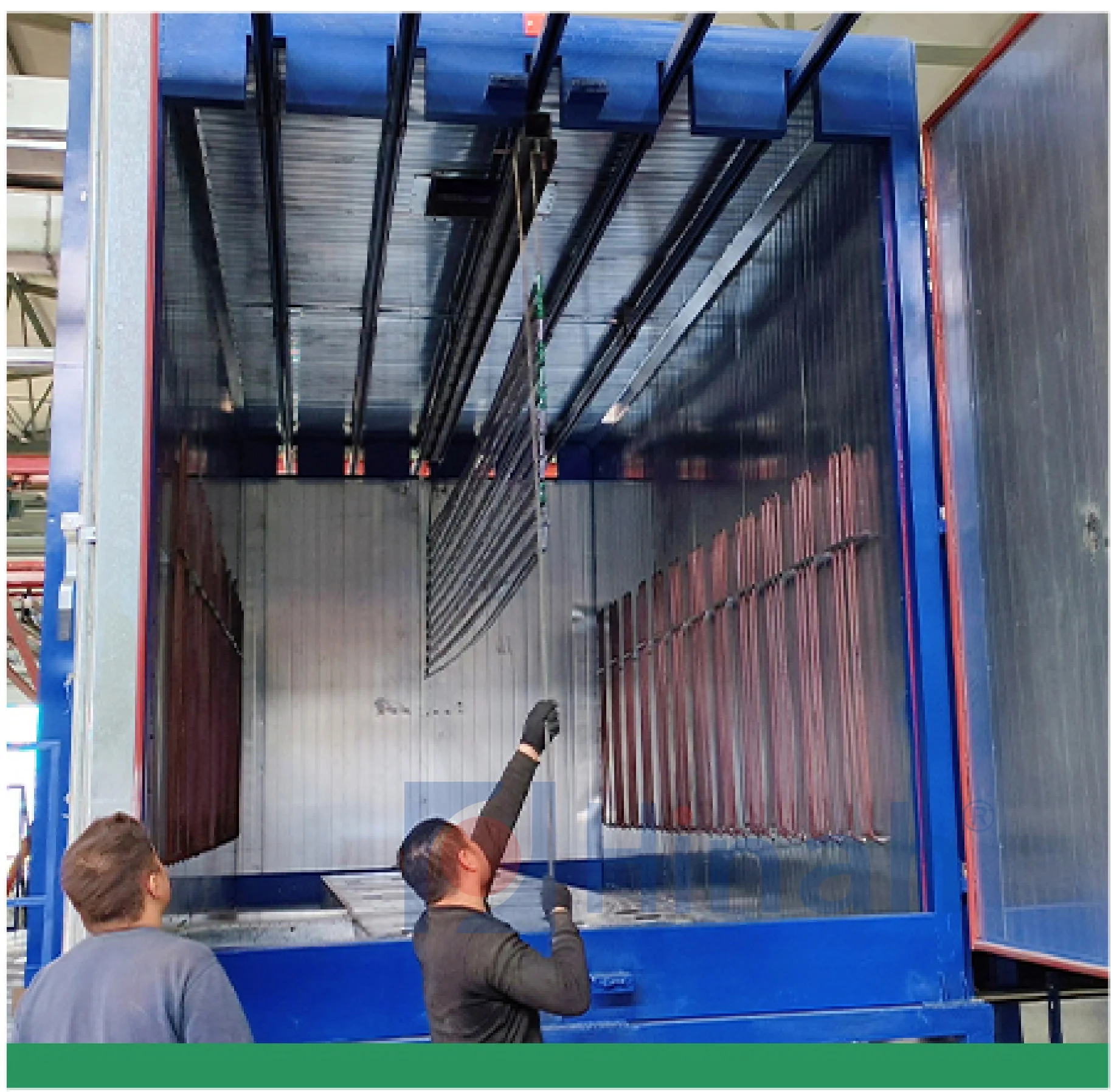 Manual Powder Coating Line with Basic Spray Booth for Small-Scale ...