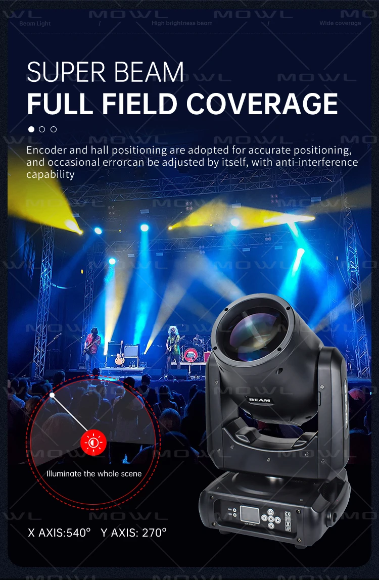 Mowl New 230w 7r Mini Beam 230 W 7 R Sharpy Moving Head Light 2 Pack With 2in1 Flight Con Case ...