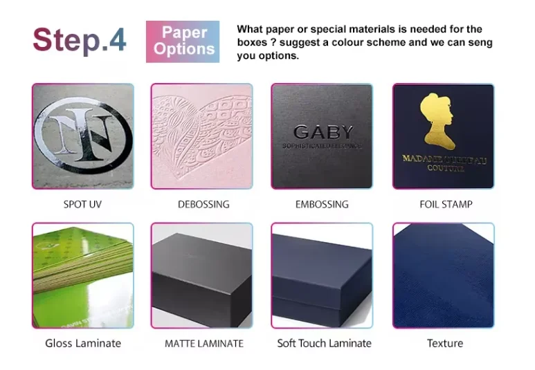 Extra Hard Inclined Opening Storage Paper Boxes with Embossing ...