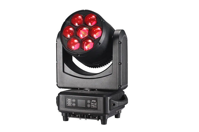 Professional 7x60W RGBW 4 in 1 Bee Eye Led Beam Moving Head Zoom Wash ...