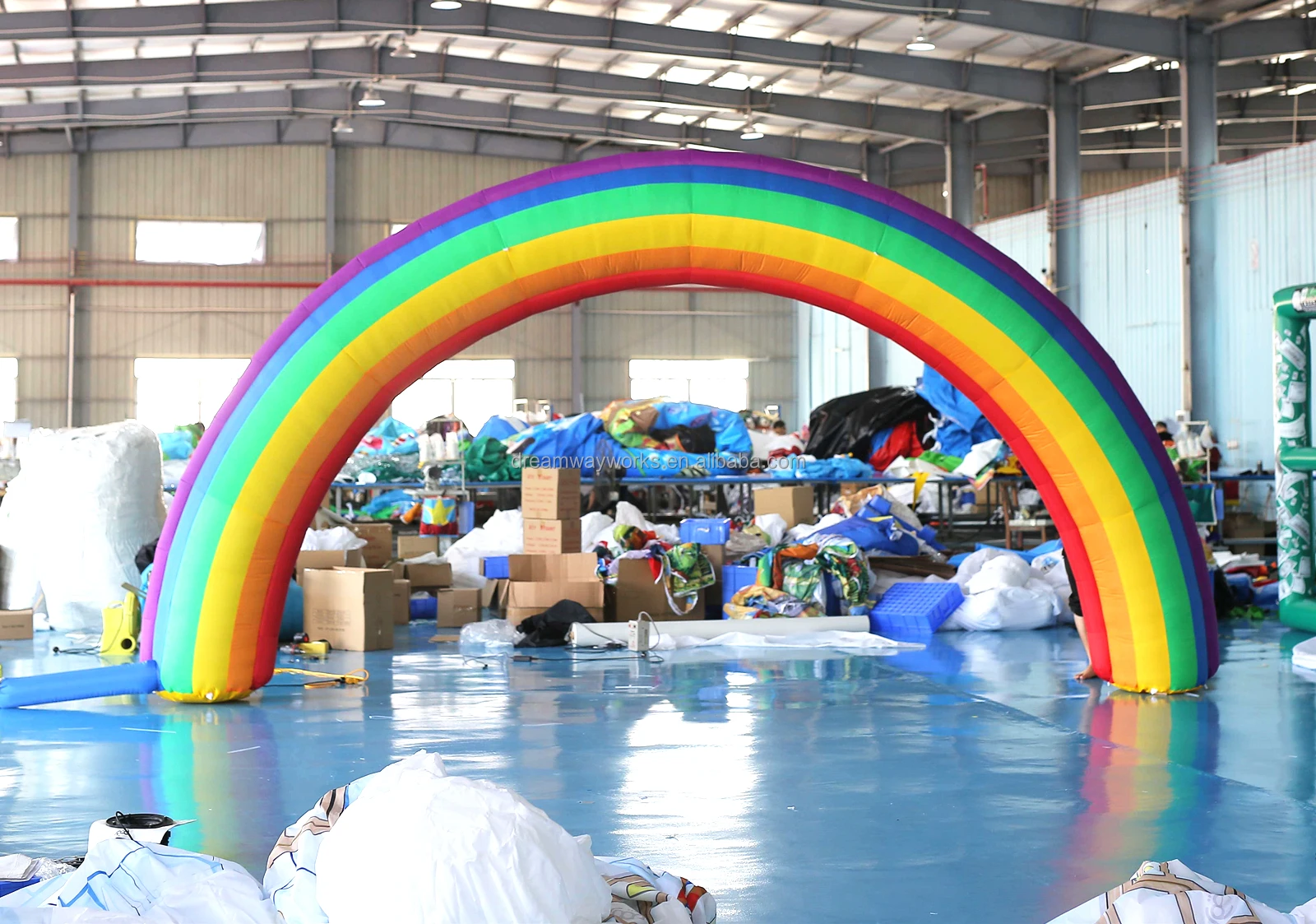 8m X 4m Inflatable Rainbow Arch for Events - Dreamway Quality