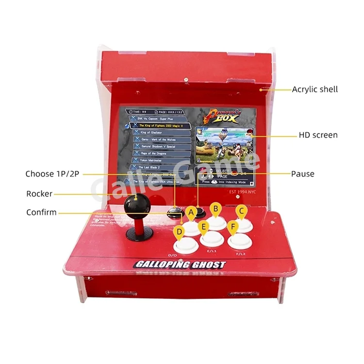 Kotak Pandora Mini Bartop Mesin Arcade Box 1500 In Meja Konsol Video ...