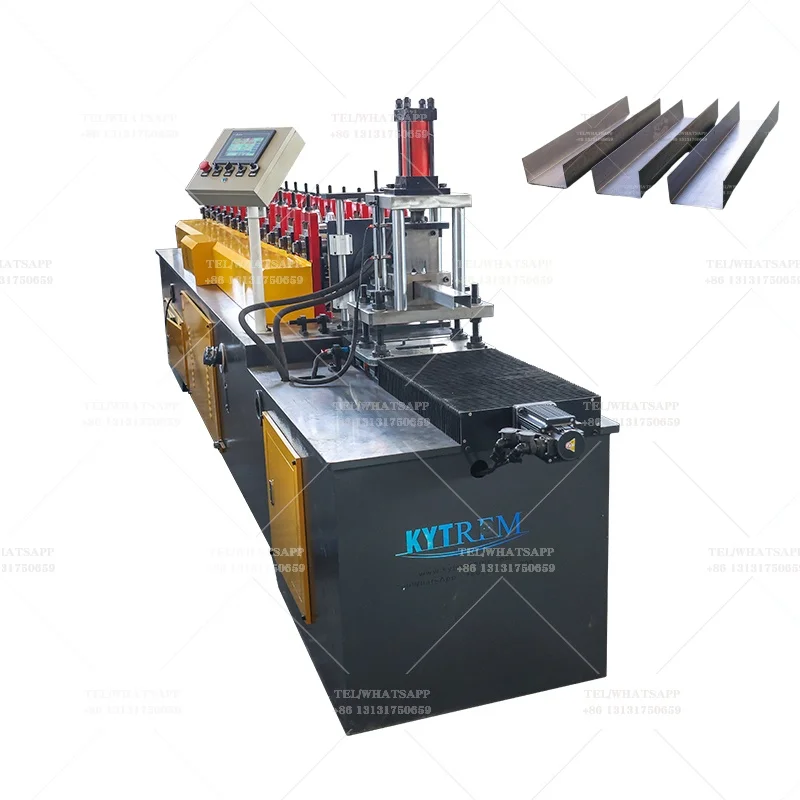 Fully automatic Light Gauge Steel Framing Machine U Channel Purlin Roll Forming Making Machine ...