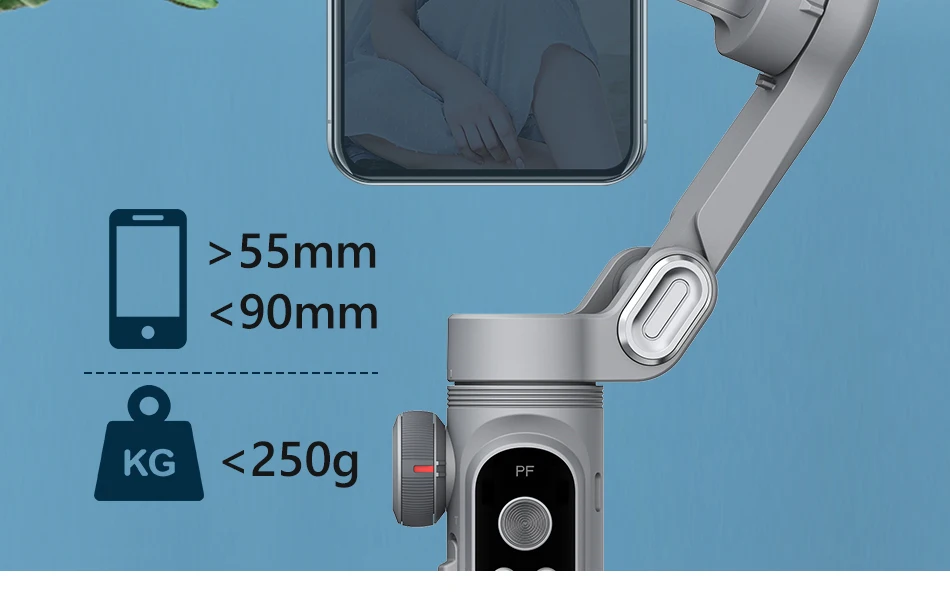 Smart X Pro 3-Axis Gimbal Stabilizer - Stable Action Videos