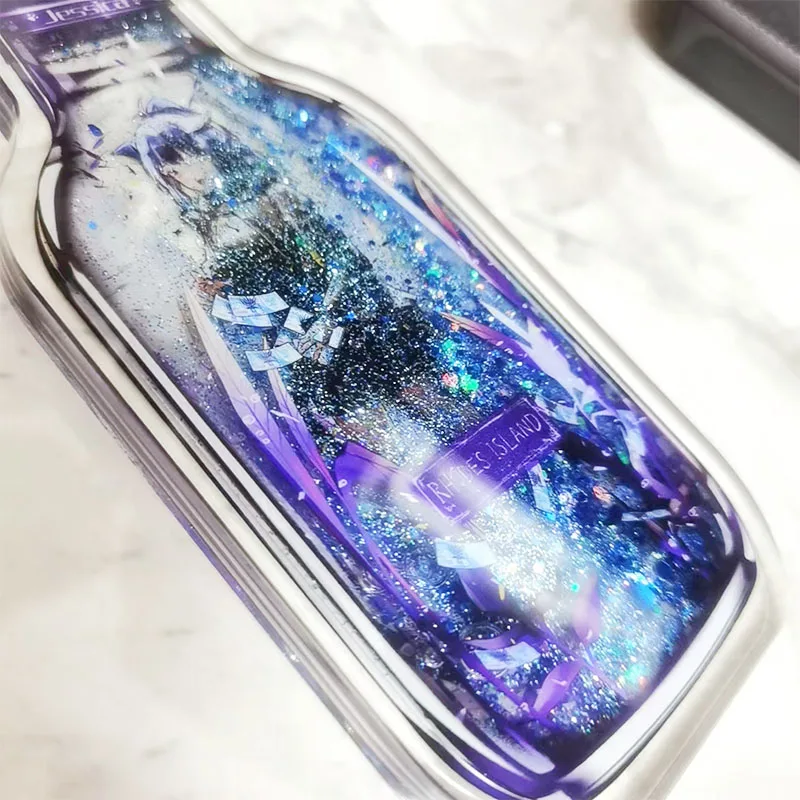 Acrylic Custom Blue Cute Rectangular Animation Pendant Gift Key Chain ...