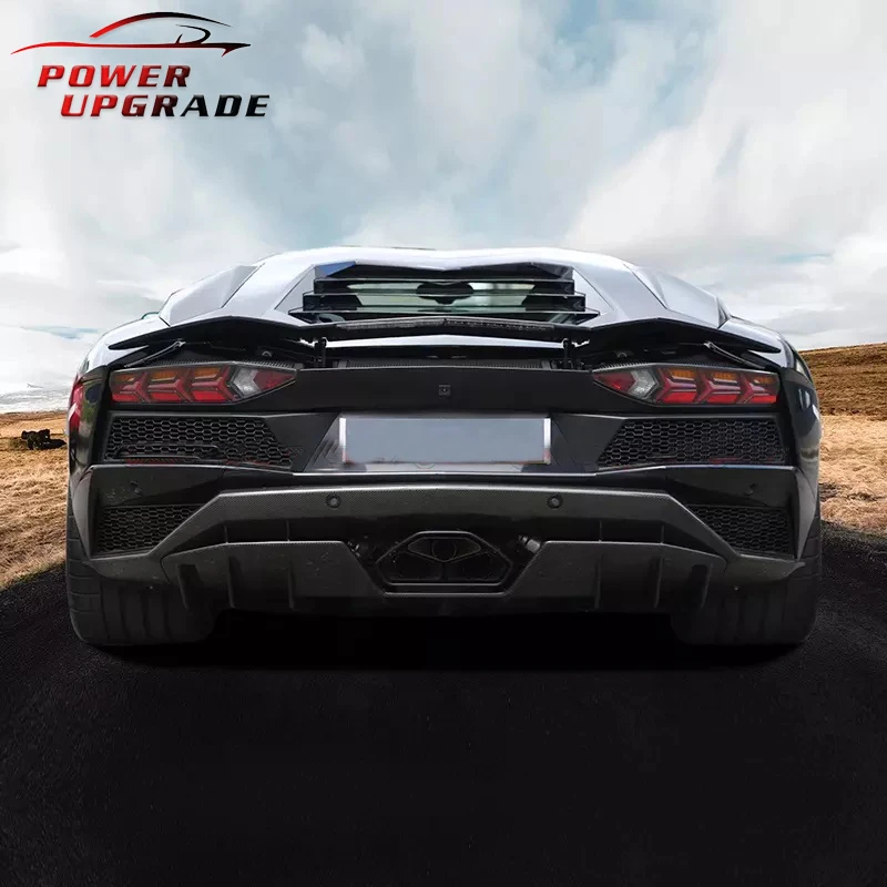 Dmc Style Rear Diffuser Carbon Fiber Car Body Kit For Lamborghini ...