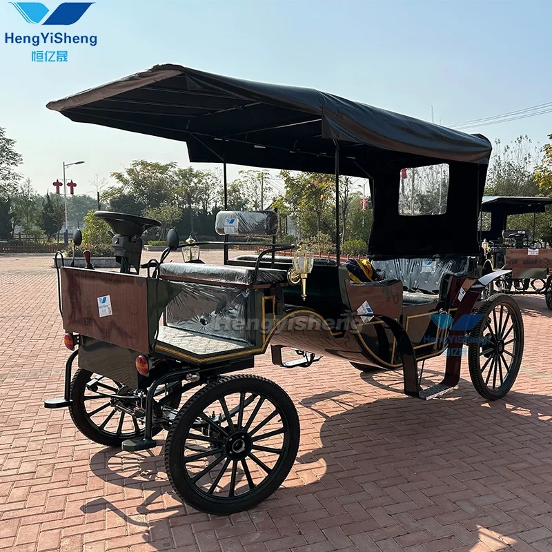 Hot Sale Sightseeing Horse Carriage For Passenger/electric Horseless ...
