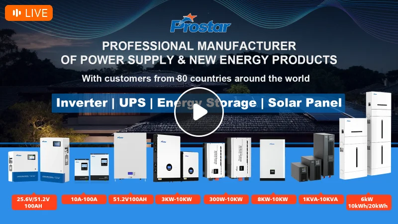 Welcome to Prostar Live (Solar Inverter,Energy Storage,UPS) Product ...