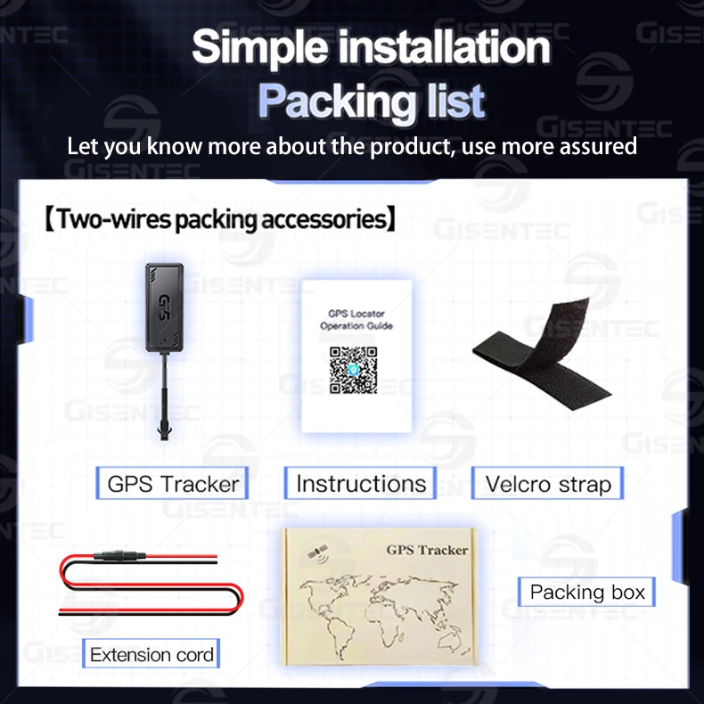 Gisentec 2025 GPS PG07 4G Portable Mini GPS Vehicle Tracker Car ...