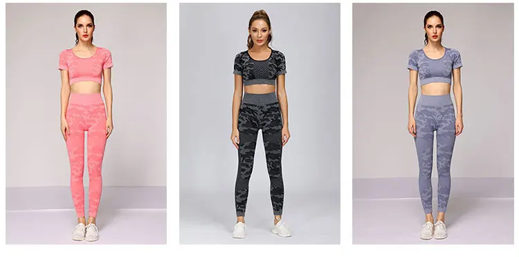 Custom Seamless Leopard Print Gym Fitness Suit Hip Lift Yoga Clothing ...