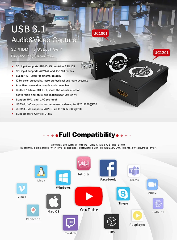 4k Hd Mi Video Capture Usb3.0 Video Recorder Grabber Hd Mi To Usb 3.0 Video Capture Device For ...