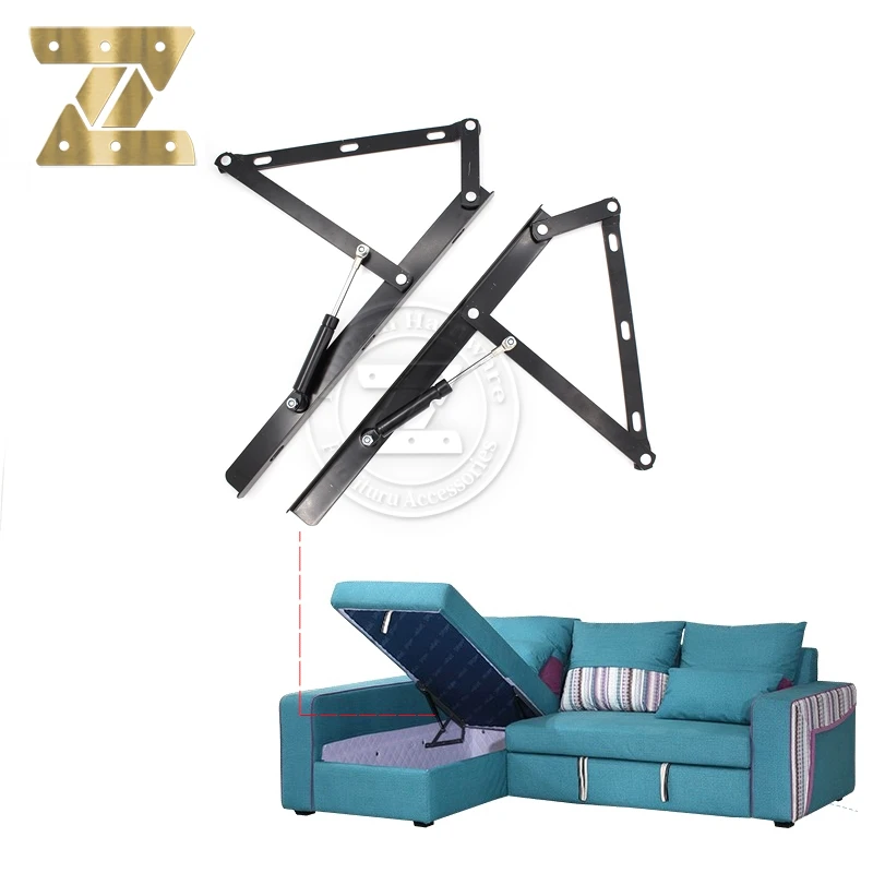 Space Saving Sofa Bed Lift Mechanism With Gas Spring 400mm Length ...
