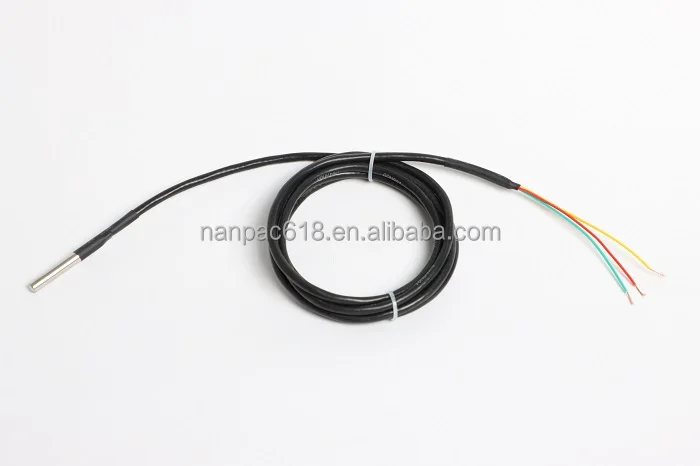 Stainless Steel Probe Ds18b20 Temperature Sensors - Buy Stainless Steel ...