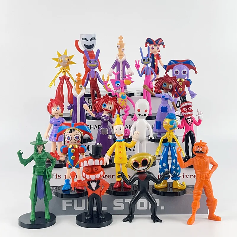 Bj New Anime Cartoon Figure The Amazing Digital Circus Character Model ...