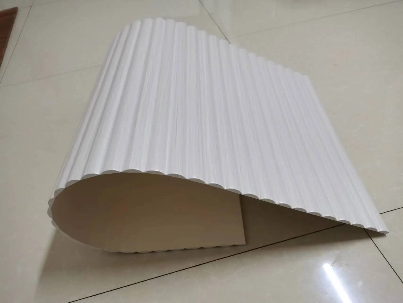 Fluted 3D Wall Art Panel - Solid Wood with Veneer Wrapping